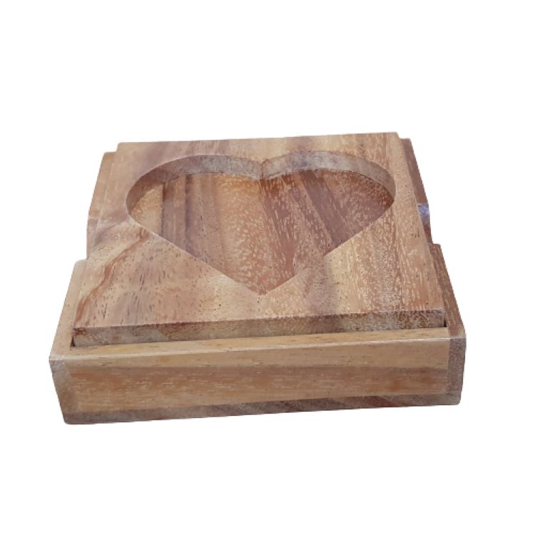 Handmade Wooden Heart Puzzle
