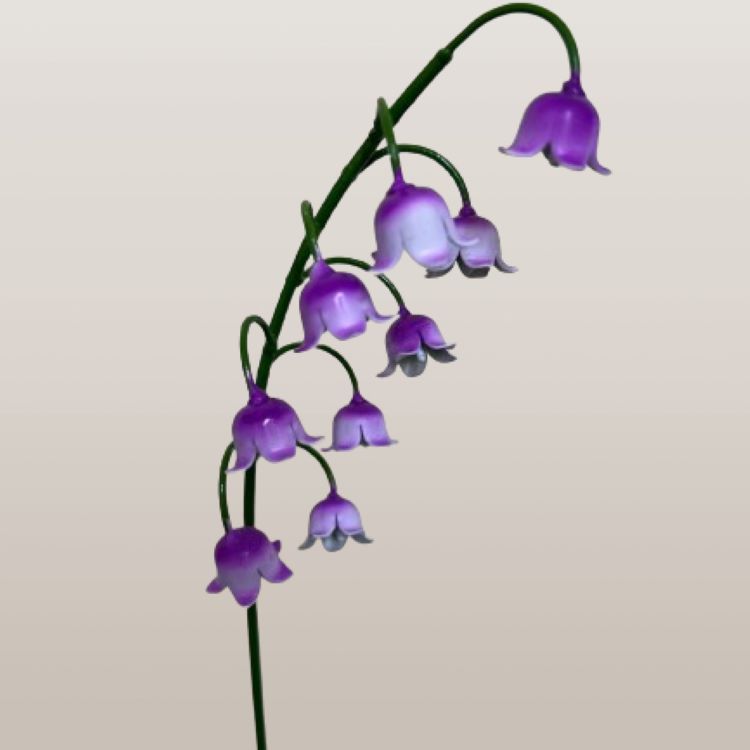 Hand Crafted Flowers New Small Lilac Lily of the Valley