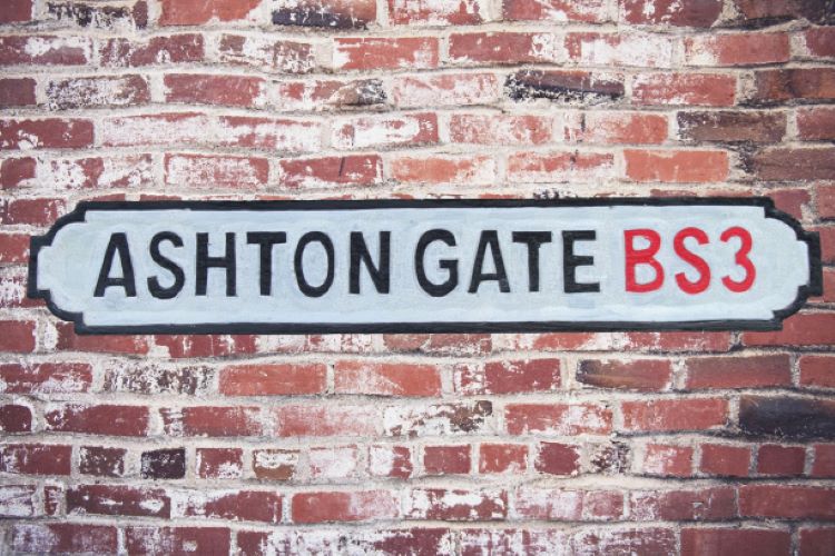 Ashton Gate Wooden Street Sign
