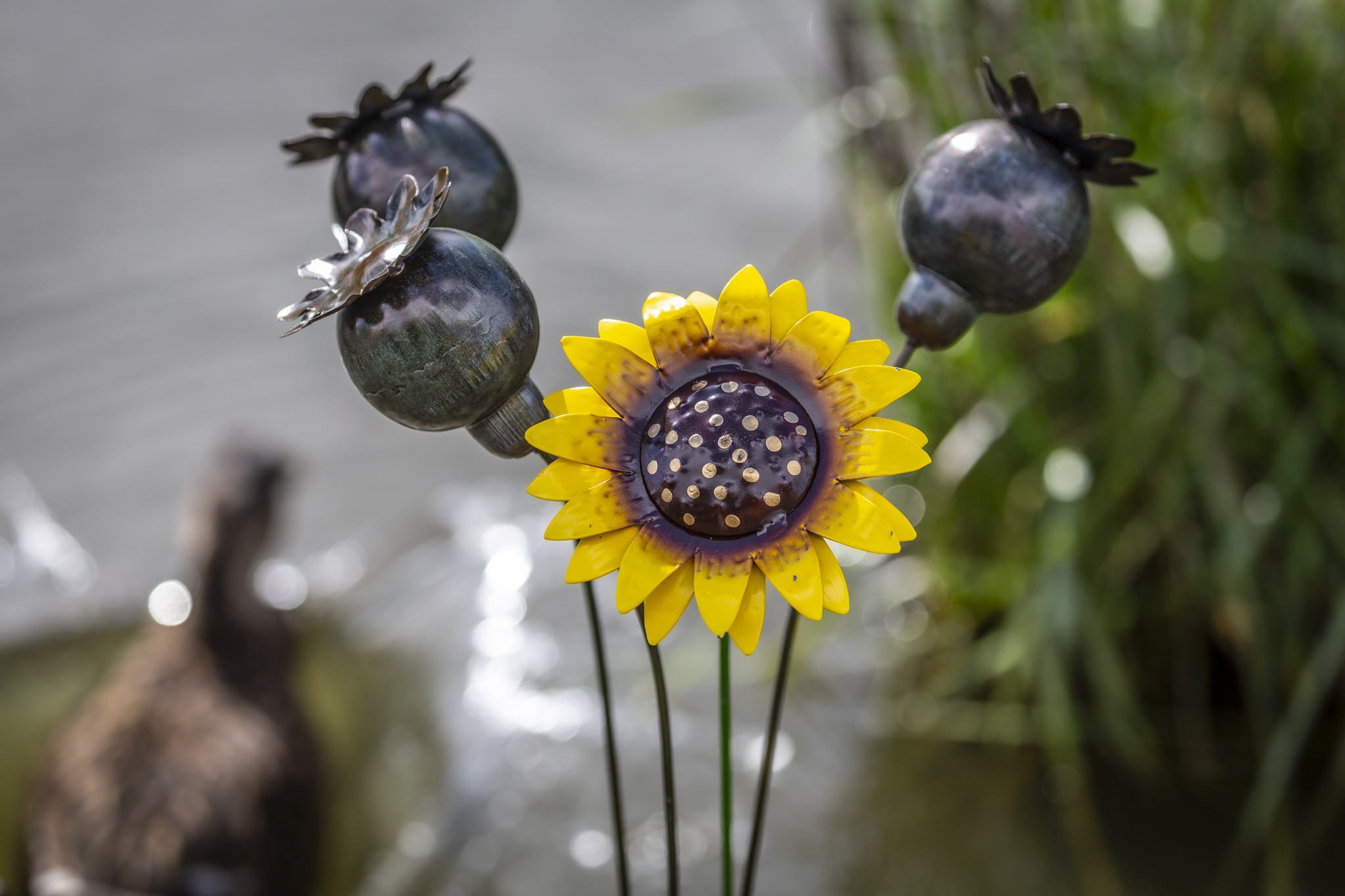 Travellers Finds Hand Crafted Metal Flowers